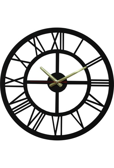 Faa Home Roma Rakam Metal Duvar Saati Faa Home Roma Rakam Metal Duvar Saati
