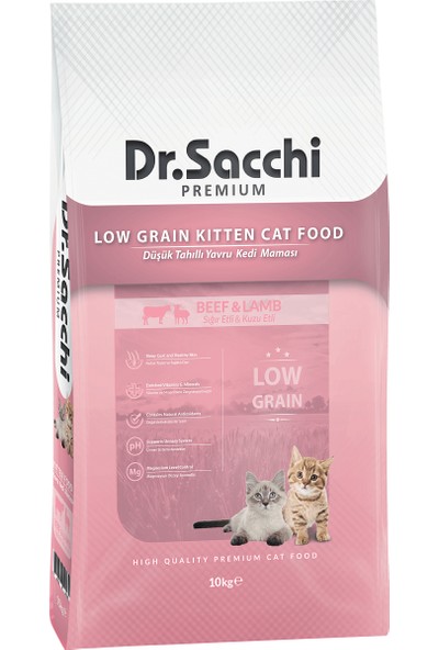 Dr. Sacchi Premium 10 kg Yavru Kedi Maması Dr. Sacchi Premium 10 kg Yavru Kedi Maması