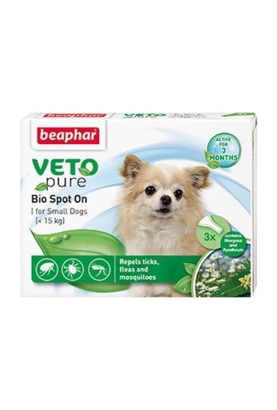 Beaphar Veto Bio Spot On Small Köpek Pire Damlası 3'lü Beaphar Veto Bio Spot On Small Köpek Pire Damlası 3'lü