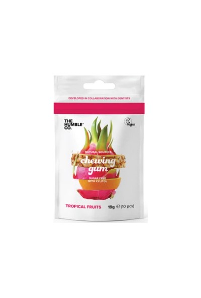 The Humble Co. Vegan Tropikal Meyve Aromalı Sakız 19 gr