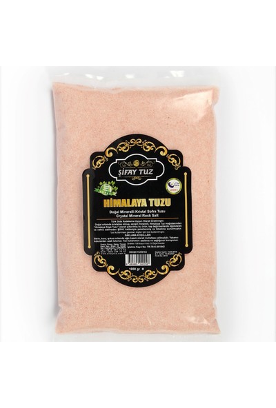 Şifay Himalaya Sofra Tuzu Pembe 1000 gr Şifay Himalaya Sofra Tuzu Pembe 1000 gr