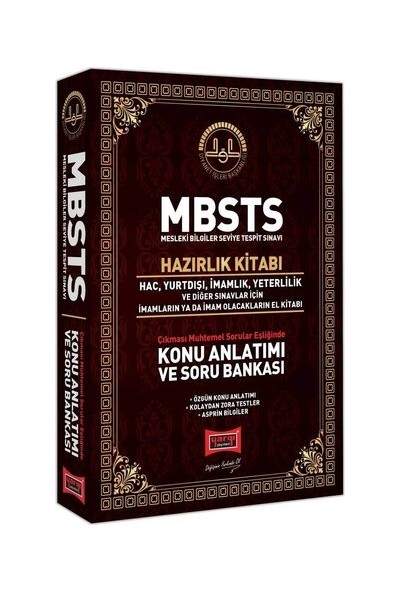 Yargı Yayınevi Mbsts Konu Anlatımı Ve Soru Bankası Hazırlık Kitabı Yargı Yayınevi Mbsts Konu Anlatımı Ve Soru Bankası Hazırlık Kitabı