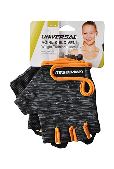 Universal Ağırlık Eldiveni Turuncu - Siyah