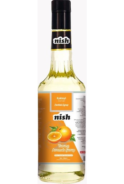 Nish Kahve Turunç Aromalı Şurup 700 ml