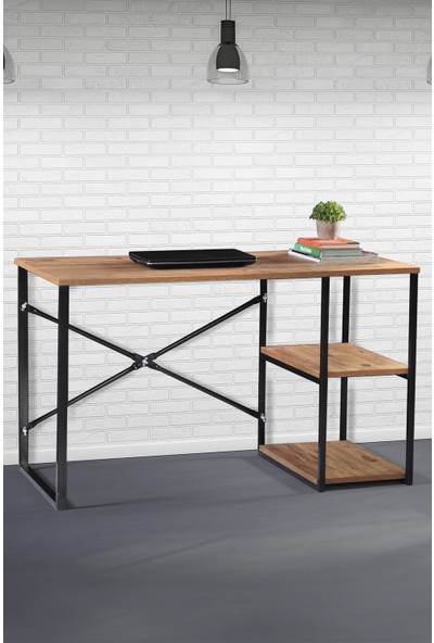 Albero Metal Çam Çalışma Masası