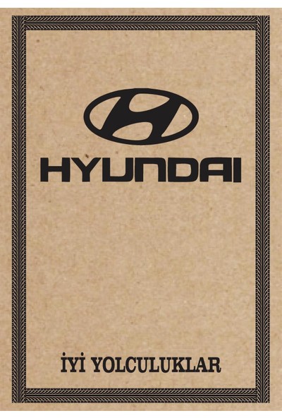 Cihan Oto Paspas Kağıdı Hyundaı Baskılı 100 Adet 35 x 50 cm