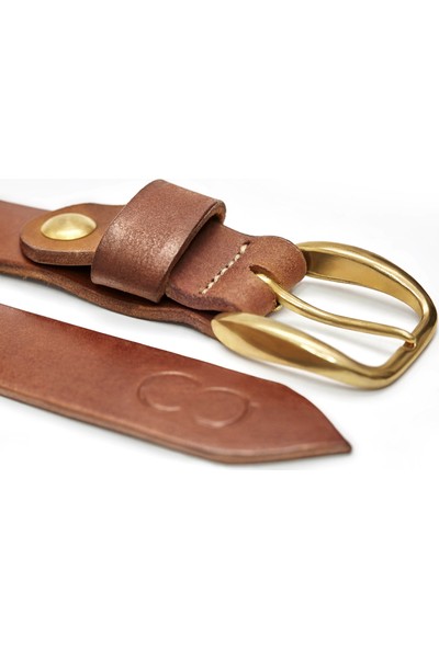 Ca-Leather Osage Deri Erkek Kemer