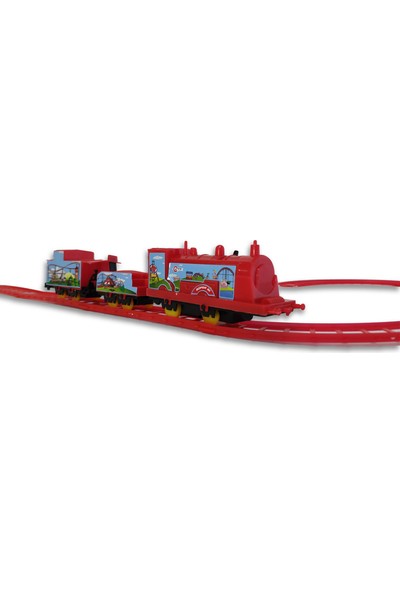 UJ Toys Pilli Raylı Vagonlu Oyuncak Tren Seti Kırmızı UJ Toys Pilli Raylı Vagonlu Oyuncak Tren Seti Kırmızı