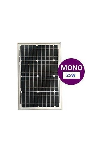 Tommatech 25 Watt 12 Volt Monokristal Güneş Paneli Solar Panel A Class Tommatech 25 Watt 12 Volt Monokristal Güneş Paneli Solar Panel A Class