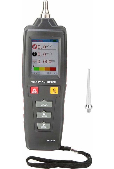 Wintact Wintact Wt63B Vibrasyon Titreşim Ölçer Renkli Ekran