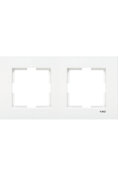 Viko Viko Karre Beyaz İkili Çerçeve