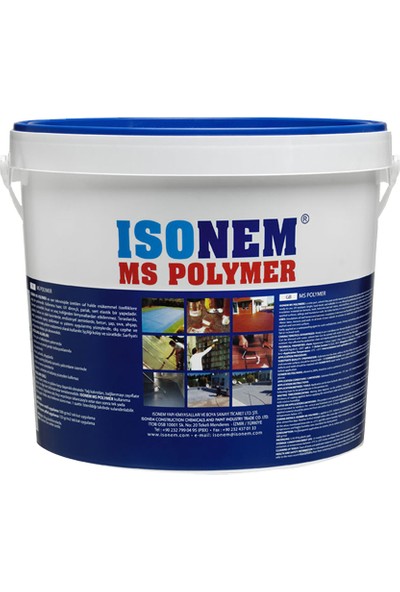 İsonem Ms Polymer %300 Elastik Su Yalıtım 18 Kg - Beyaz İsonem Ms Polymer %300 Elastik Su Yalıtım 18 Kg - Beyaz