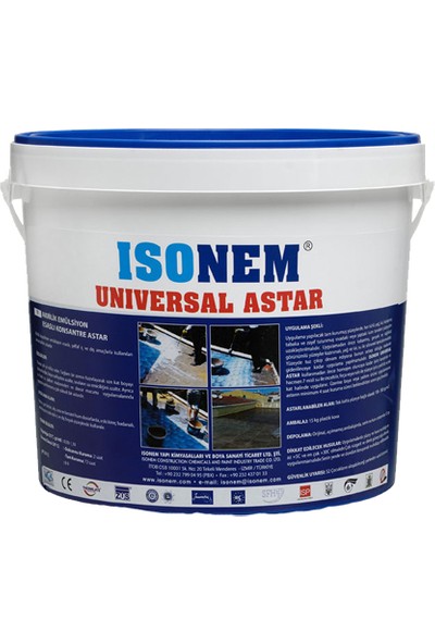İsonem Universal Astar - Akrilik Esaslı Astar 5 Kg