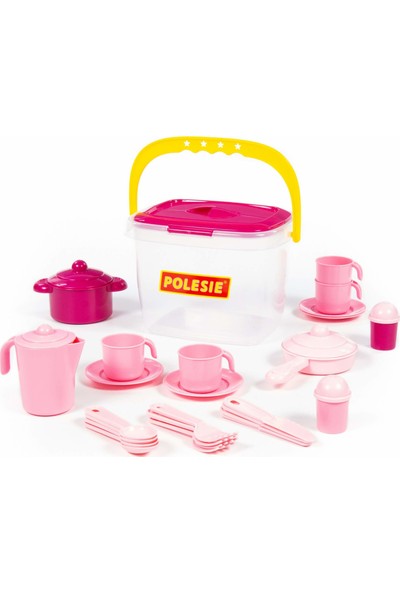 Polesie Yemek Takımı Nastenka 4 Kişilik 28 Parça - Kovada