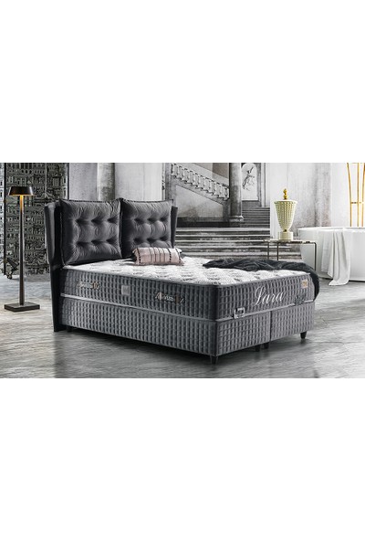 Cadde Yıldız Lara Yatak Seti Baza Başlık Yatak