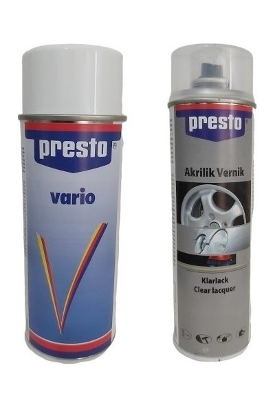Presto Volkswagen Jetta İpek Mavi Sprey Rötuş Boya Seti Presto Volkswagen Jetta İpek Mavi Sprey Rötuş Boya Seti