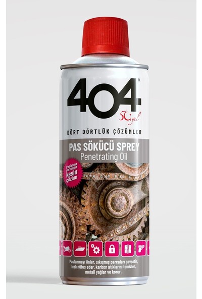 404 Pas Sökücü Sprey 200 ml 30 Adet 404 Pas Sökücü Sprey 200 ml 30 Adet