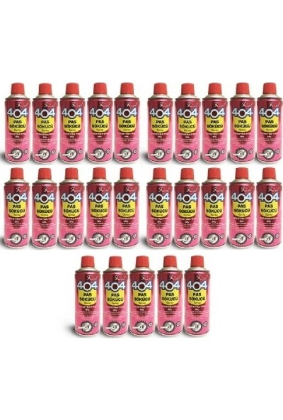 404 Pas Sökücü Sprey 400 ml 25'li 404 Pas Sökücü Sprey 400 ml 25'li