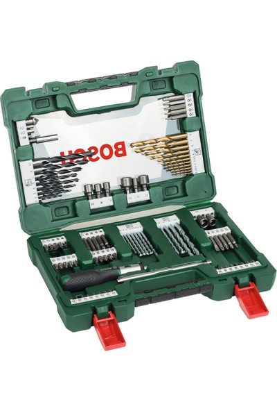 Bosch V-Line 91 Parça Aksesuar Seti - 2607017195