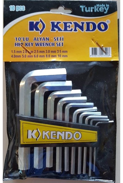 Evim Shopping Kendo Alyan Seti Allen Takımı 10'Lu Eko Set Evim Shopping Kendo Alyan Seti Allen Takımı 10'Lu Eko Set