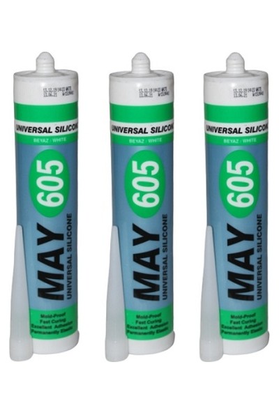 May 605 280 Gr Şeffaf Genel Amaçlı Silikon Kartuş May 605 280 Gr Şeffaf Genel Amaçlı Silikon Kartuş