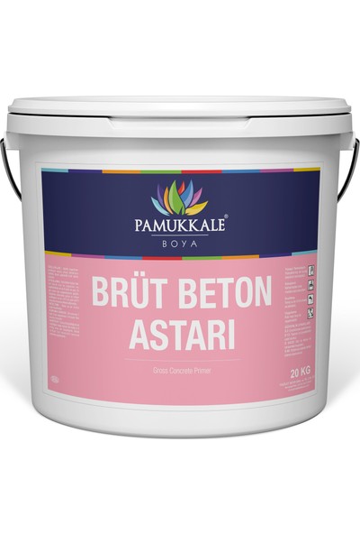 Pamukkale Brüt Beton Astarı Kırmızı 3,5 kg Pamukkale Brüt Beton Astarı Kırmızı 3,5 kg
