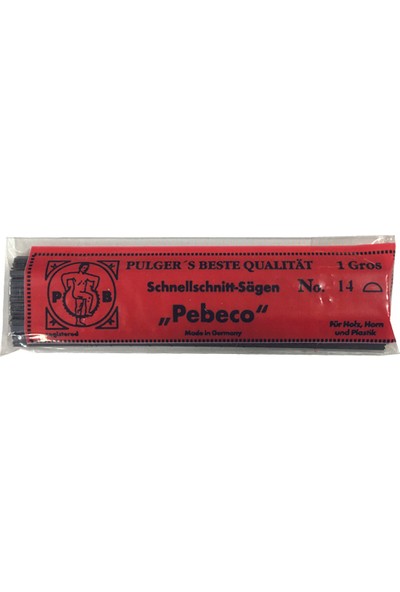 Pebeco Kıl Testere No.1 Pebeco