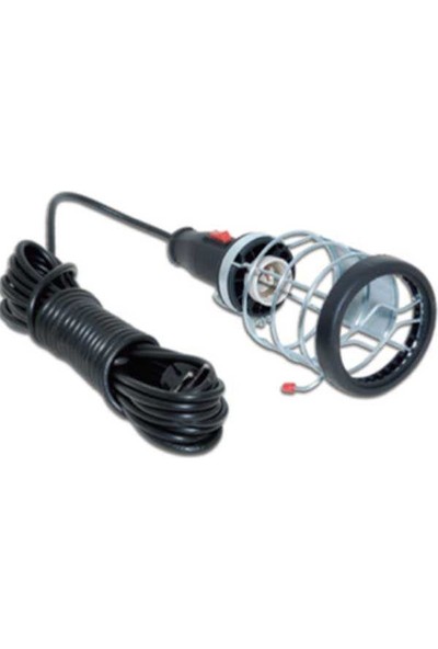 Tplast Kauçuk Seyyar El Lambası - Anahtar - 10Mt Kablolu Tplast Kauçuk Seyyar El Lambası - Anahtar - 10Mt Kablolu