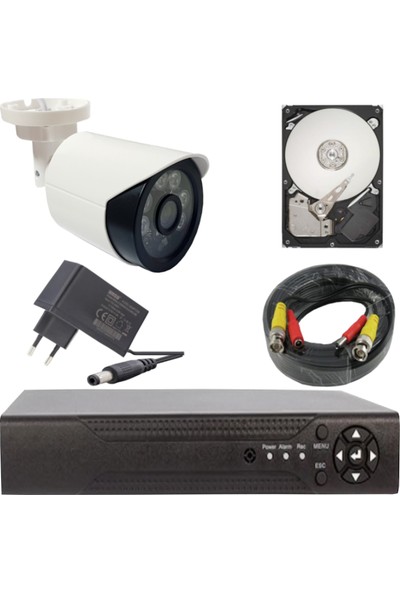 Elitcam Ahd Süper 1 Kameralı Set 1080P Full Hd