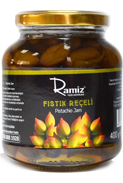 Ramiz Katkısız Fıstık Reçeli 400 gr