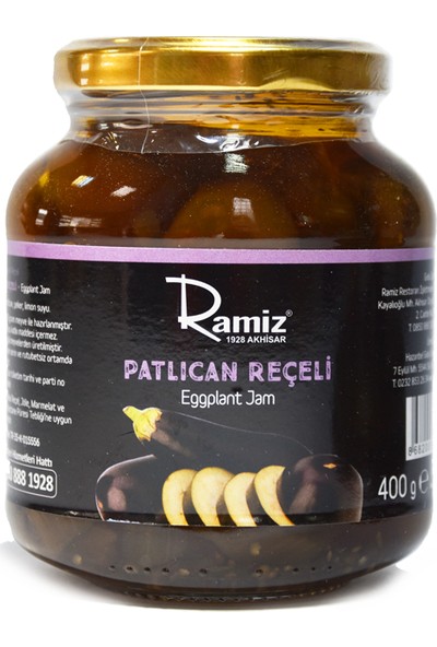 Ramiz Katkısız Patlıcan Reçeli 400 gr