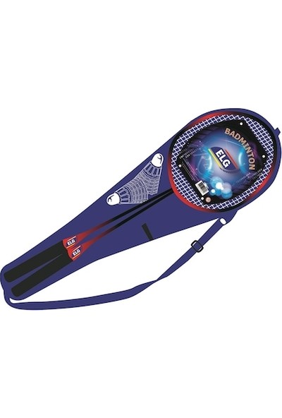 Elg Badminton Kılıflı Raket ve 2 Top