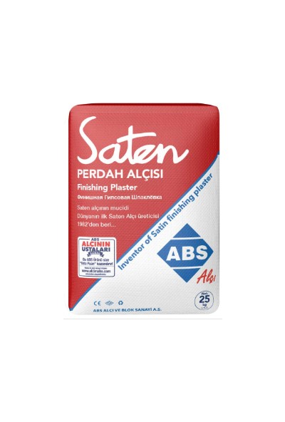 Abs Saten Alçı 25 Kg.
