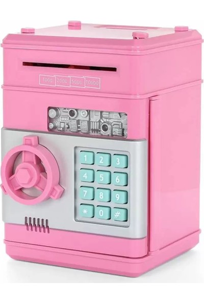 Sag Şifreli Kasa Kumbara Pembe