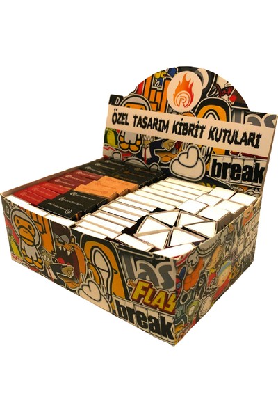 Fireroy Seri A Özel Tasarım Kibrit Kutusu 48'li
