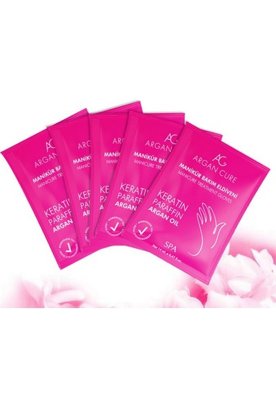 Argan Cure Manikür Keratin Bakım Eldiveni 5'li