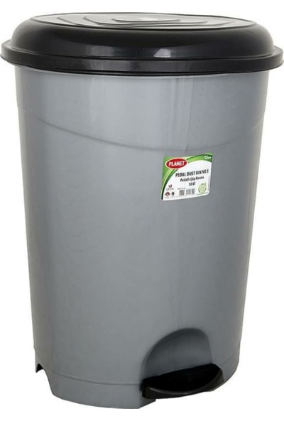 Planet Çöp Kovası Pedallı 50 Lt Iç Kovalı Planet Çöp Kovası Pedallı 50 Lt Iç Kovalı