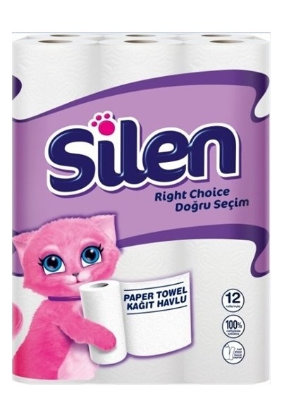 Silen Ultra Kağıt Havlu 12 x 4 48 Rulo