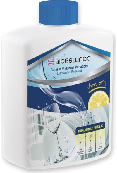 Biobellinda Doğal Limon Yağlı Bulaşık Makinesi Parlatıcısı 450 ml Biobellinda Doğal Limon Yağlı Bulaşık Makinesi Parlatıcısı 450 ml