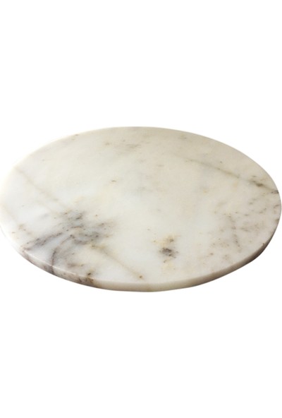 Toodecor Mermer Yuvarlak Kesme Tahtası-30 cm (Büyük Boy) Toodecor Mermer Yuvarlak Kesme Tahtası-30 cm (Büyük Boy)