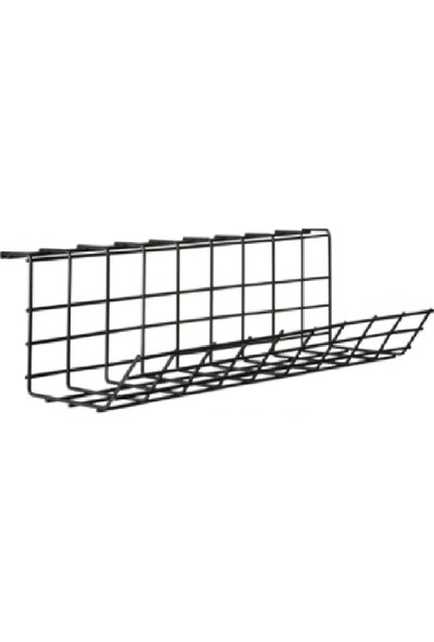 Infinikey Metal Masa Altı Kablo Düzenleyici Siyah