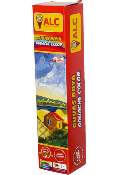 ALC 6120 Renkli Guaj Boya 6'lı
