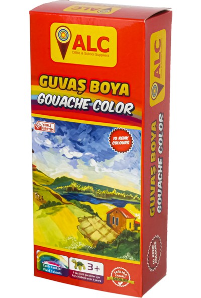 ALC 6130 Renkli Guaj Boya 10'lu ALC 6130 Renkli Guaj Boya 10'lu
