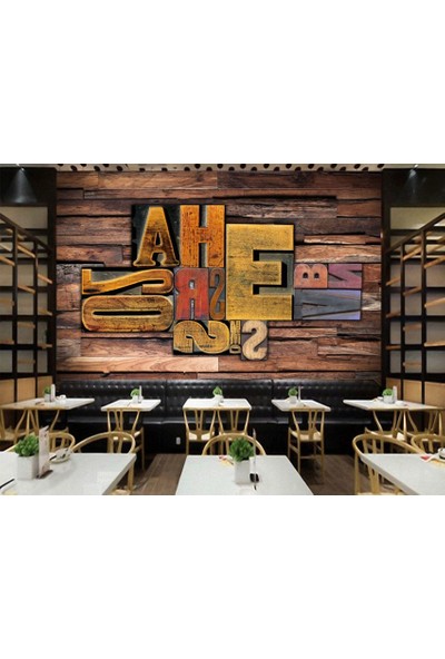 Dijiwork Tipografi Duvar Posteri