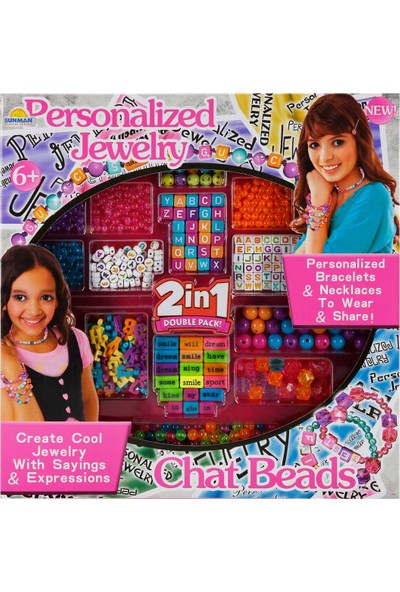 Sunman Harfli Boncuk Takı Tasarım Hobi Seti Sunman Harfli Boncuk Takı Tasarım Hobi Seti