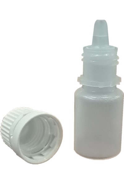 Demet Home Boş Plastik Şişe 5 ml Likit Kolonya Mürekkep Çok Amaçlı Şişesi 10'lu