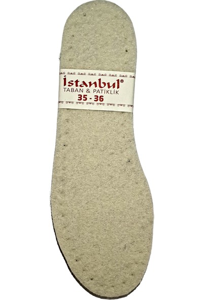İstanbul Keçe Tabanlık Delikli 12'li 35-36 Beyaz İstanbul Keçe Tabanlık Delikli 12'li 35-36 Beyaz