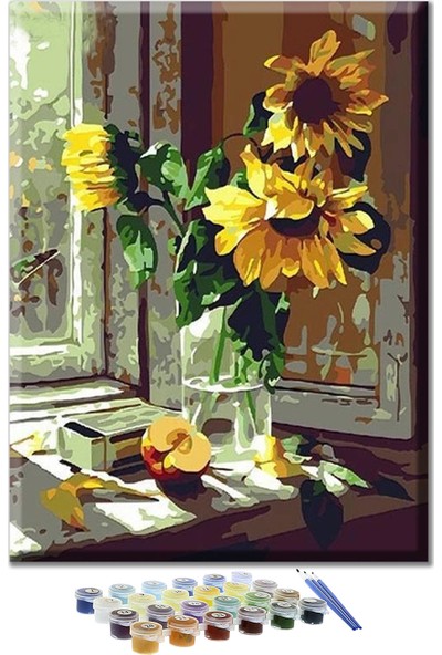 Sayılarla Boyama Seti - Günçiçeği