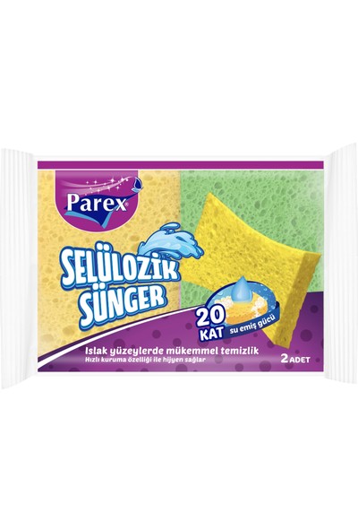 Parex Selülozik Sünger 2'li Paket