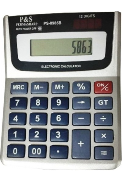 Kadıo KD-8985B Hesap Makinesi Ofis Masaüstü 12 Haneli Digital Kadıo KD-8985B Hesap Makinesi Ofis Masaüstü 12 Haneli Digital